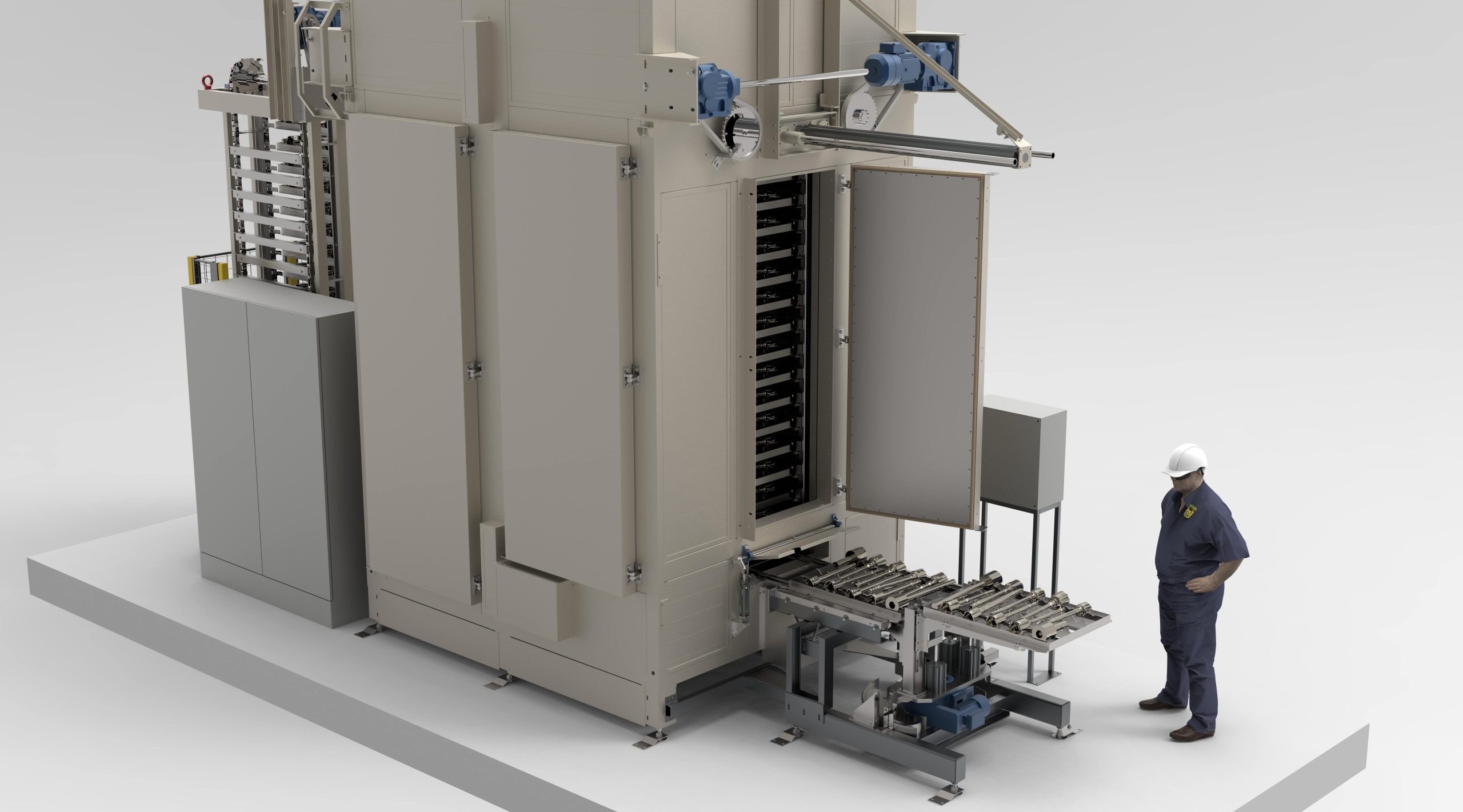 Continuous steel tempering furnace - Sat Thermique